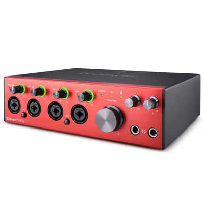 New Focusrite Clarett+ 4PRE USB-C 18-In/8-Out Audio Interface | Reverb
