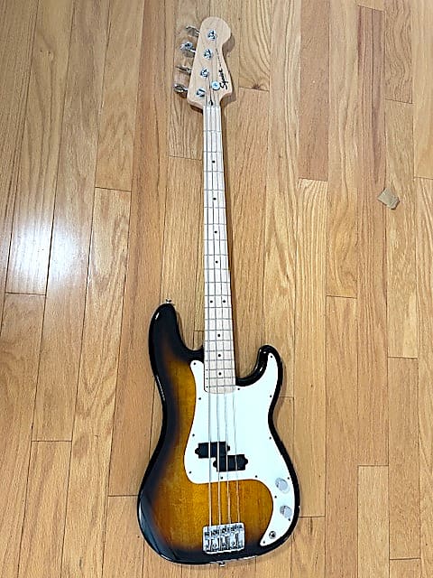 Fender Squier Precision 4-String Bass Guitar, w/ Active EMG | Reverb