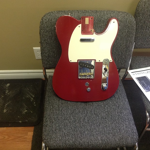 Telecaster B/G Bender tele red body loaded | Reverb