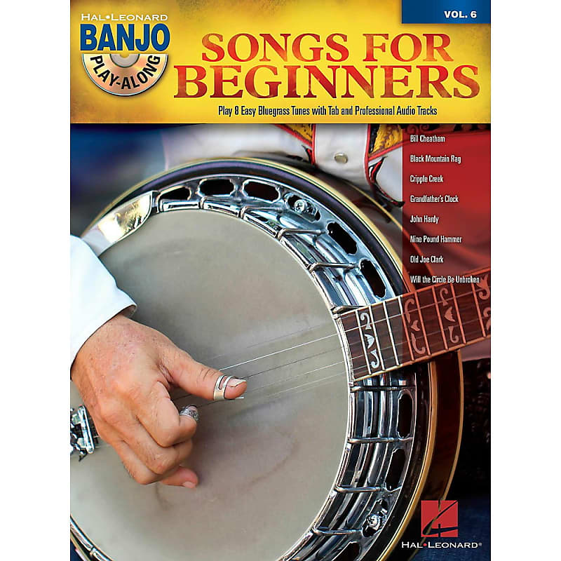 Hal Leonard Songs For Beginners - Banjo Play-Along Vol. 6 | Reverb