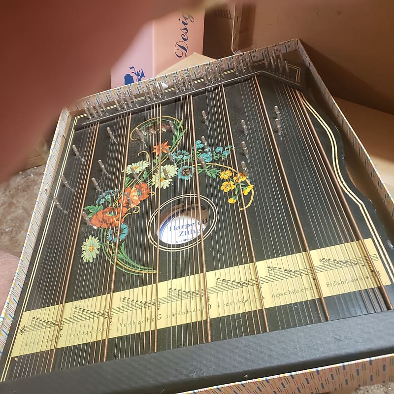 Musima Musima Markneukirchen 7-chord Guitar Zither GDR era, | Reverb