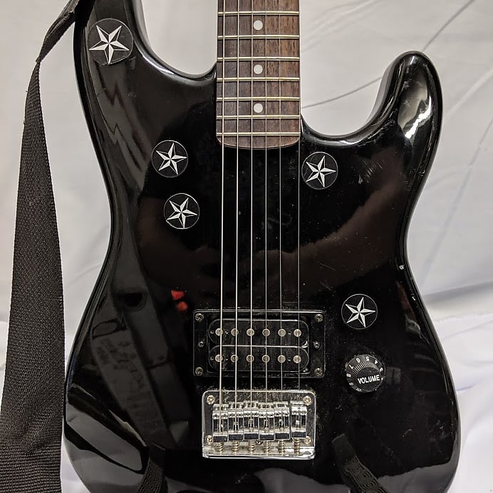 Fender Starcaster Mini Strat 2010 Black Mini Stratocaster | Reverb