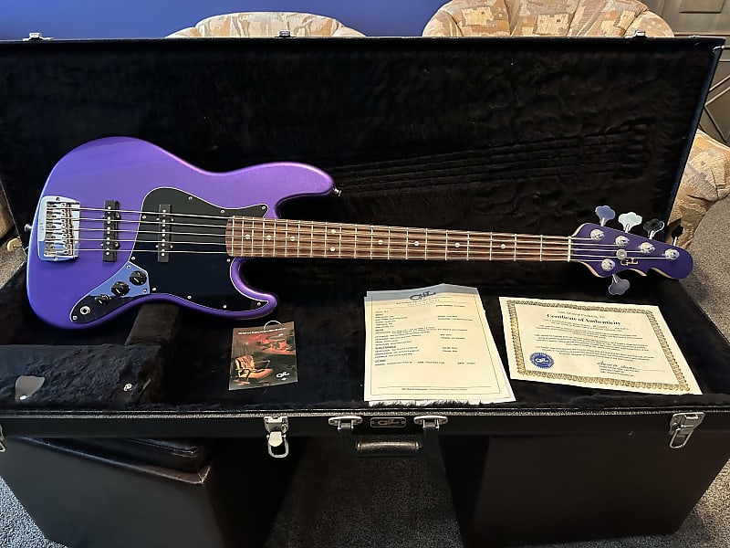 G&L JB-5 2021 - Royal Purple Metallic w/ Matching HS | Reverb