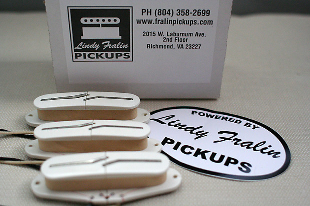 Lindy Fralin Split-Blade Blues Strat Pickup Set Medium Radius | Reverb