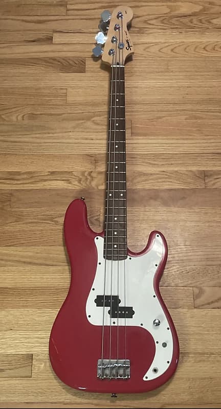 Fender SQUIER P BASS Guitar 20TH ANNIVERSARY MODEL - 2002 - | Reverb