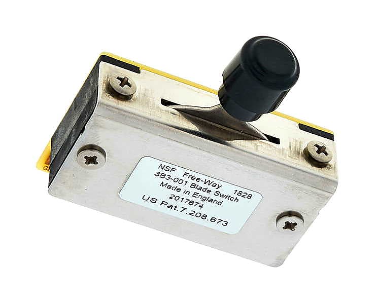 FREEWAY 3B3-01 6 WAY PICKUP SELECTOR SWITCH BLACK BARREL CAP | Reverb