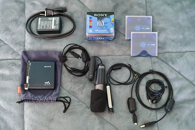 Sony Hi-MD Walkman MZ-RH1 MiniDisc Recorder/Player Package - | Reverb