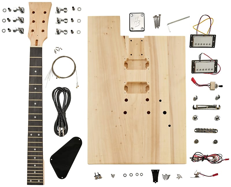 Harley Benton Square Guitar Kit - DIY Complete Build Package | Reverb
