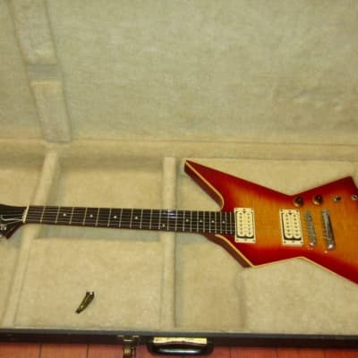 1985 Gibson Custom Shop Edition XPL Explorer Flamed Sunburst | Reverb