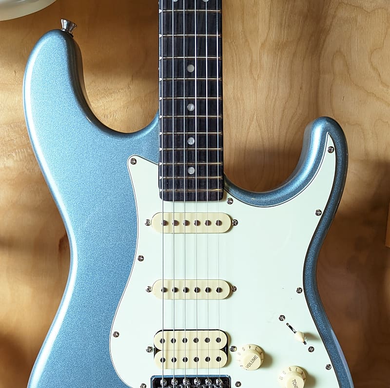 New Tagima TG-540 HSS Strat Lake Placid Blue | Reverb