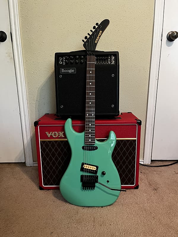 Kramer LK-1BF 1986 Seafoam Green (ESP Made) Killswitch | Reverb