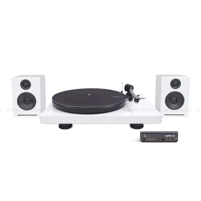 Pro-Ject: Vertical Turntable Right w/ Bluetooth - White (VT-E | Reverb