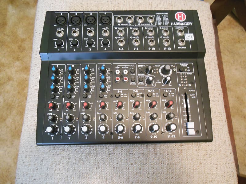 Harbinger 12 channel mixer - Black | Reverb