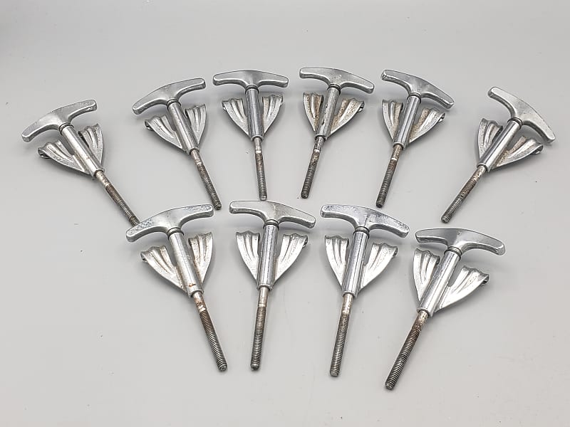 Ludwig Vintage Bass Drum T-Rods & Claws | Reverb