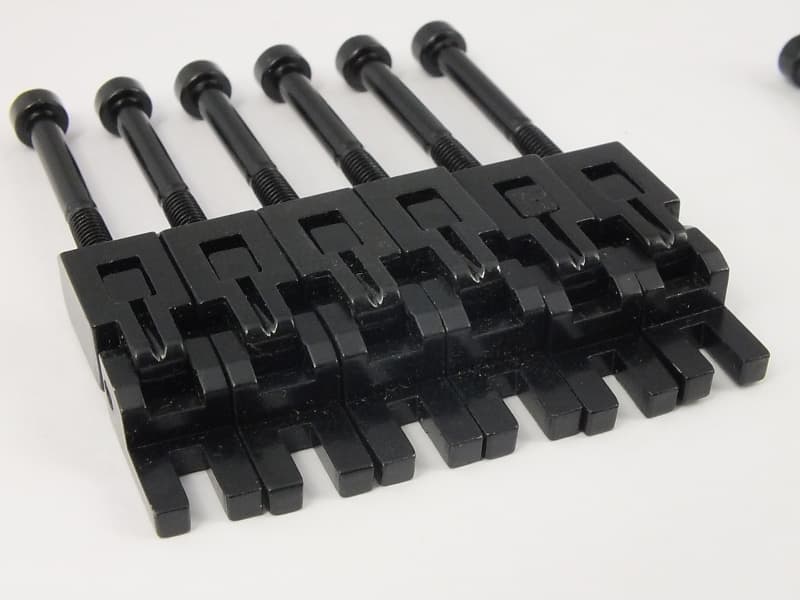 Floyd Rose Black Bridge Saddles & Locking Screws set for | Reverb UK