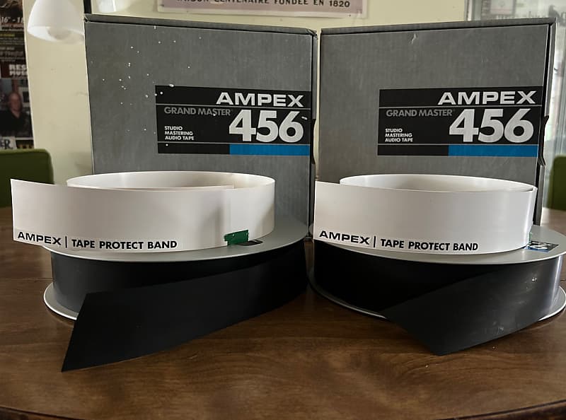 2 -Ampex 456 2" Grand Master Studio Mastering Audio Tapes - | Reverb