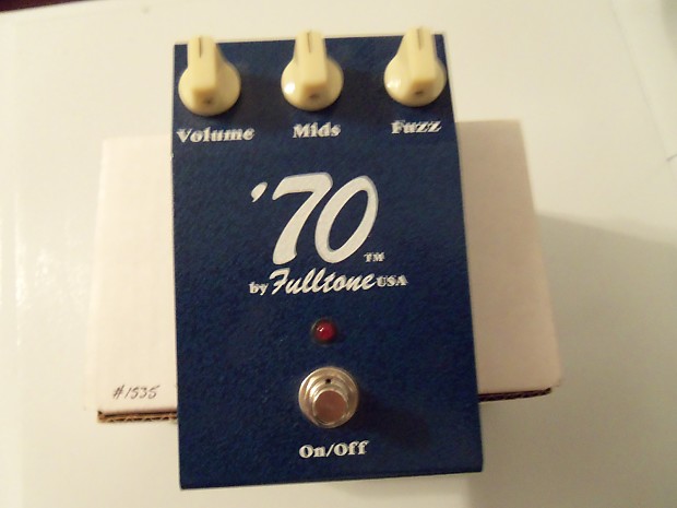 Fulltone 70' Fuzz Silicon Blue | Reverb
