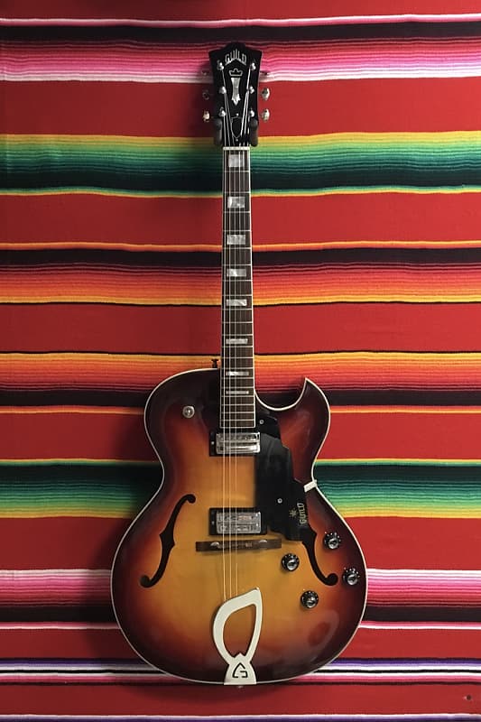 Guild Capri CE-100D 1965 - Sunburst | Reverb