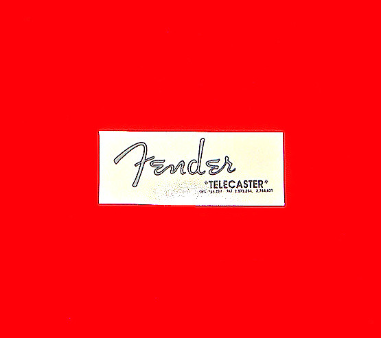 Fender Telecaster Waterslide Restoration Decal For Headstock | Reverb