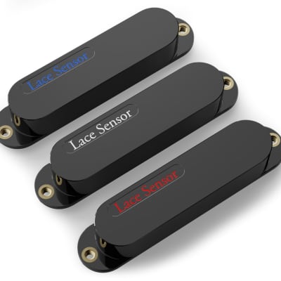 Fender LACE Sensors “Ultimate Triple” Set White Covers White | Reverb