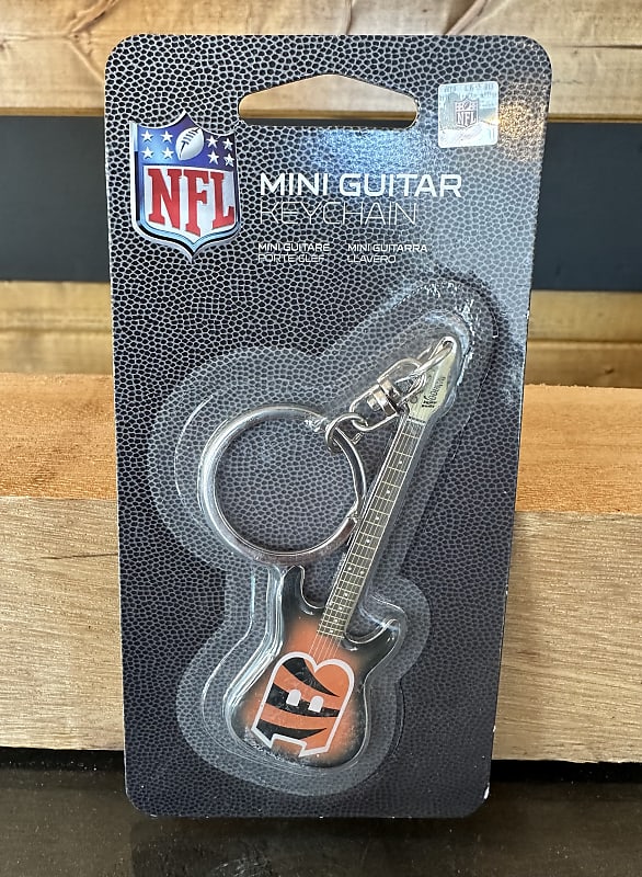 Cincinnati Bengals - Electric Guitar Keychain | Reverb