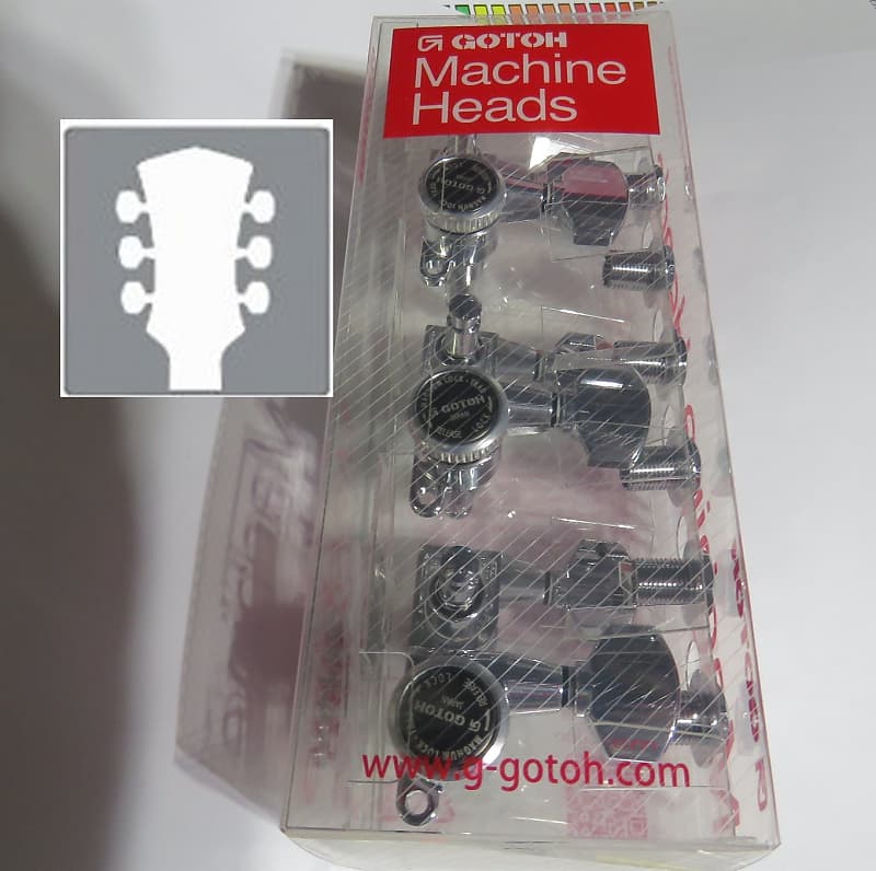 Gotoh Locking 3x3 tuners chrome | Reverb