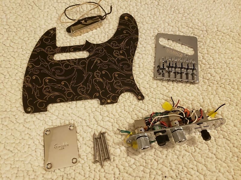 Tele Parts Babicz Bridge Glendale Neck Plate Controls Pots | Reverb UK