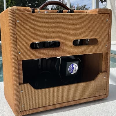 Fender 1958 Harvard 5F10 chassis restored in new tweed cab | Reverb