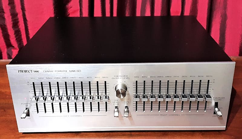 1979 Project One Mark 150 Graphic Equalizer EQ Silver | Reverb