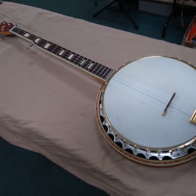 Crown 5 String Banjo 60s-70s Natural | Reverb