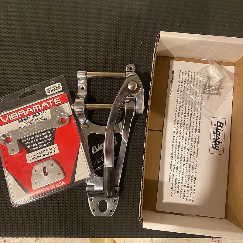 Bigsby B7 Vibrato & V7 Vibramate Bundle Tailpiece for Gibson | Reverb