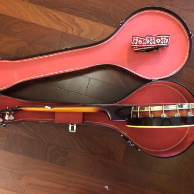 Marma 5 String Resonator Banjo 1960's Red burst | Reverb