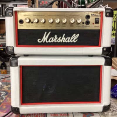 Marshall Custom mini stack with white and orange wrap 2024 - | Reverb