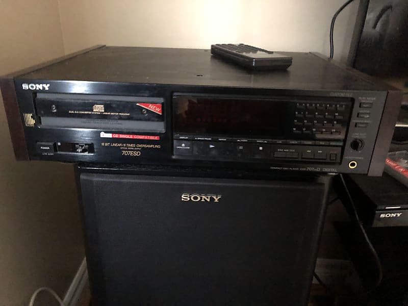 Sony CDP-707ESD CD Player Black | Reverb