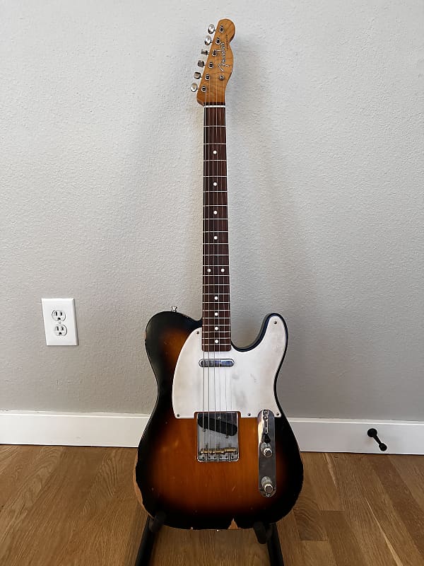 Fender Telecaster Road Worn 2018 - Tobacco Burst | Reverb