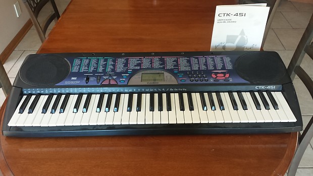 Casio CTK-451 Black Keyboard | Reverb