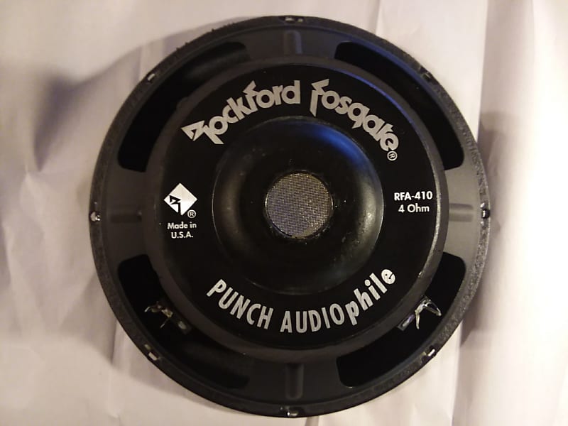 HEMPO CONE SUBWOOFER ROCKFORD FOSGATE 10" AUDIOPHILE RFA-410 | Reverb