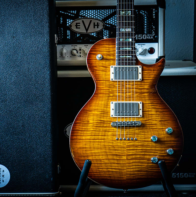 Carvin CS6 California Singlecut Carved Top - HONEY BURST | Reverb