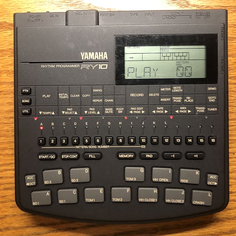 Yamaha RY10 Drum Machine, cleaned and tested, Battery only | Reverb