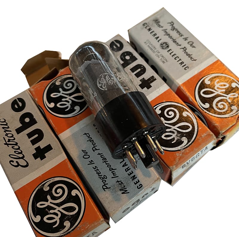 Quad NOS General Electric GE 6V6-GTA Vacuum Power Tubes | Reverb