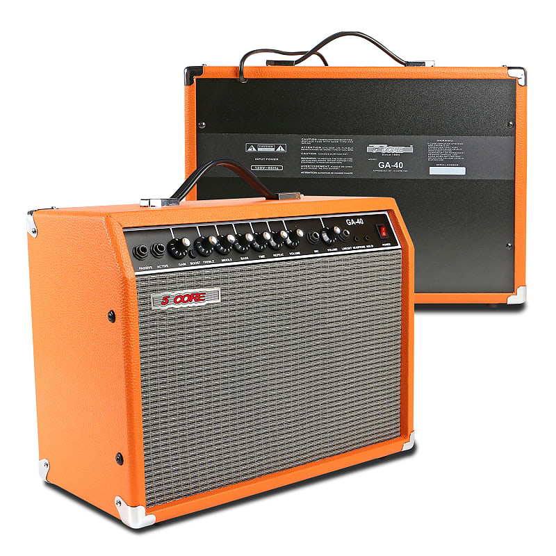 5 Core Guitar Amp 40W Electric Bass Acoustic Portable | Reverb