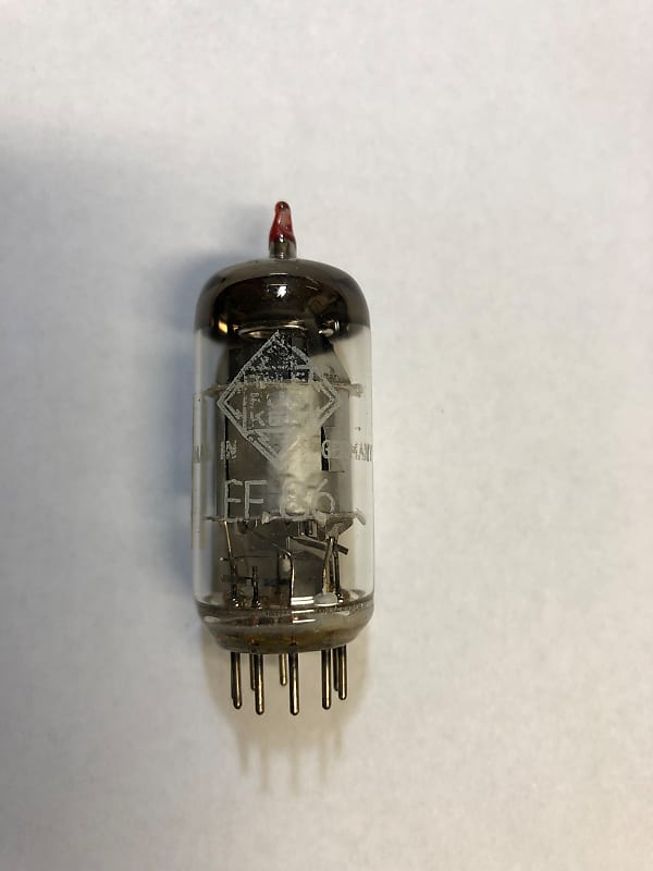 Telefunken EF86 6267 1965 Silver Shield Red Tip | Reverb