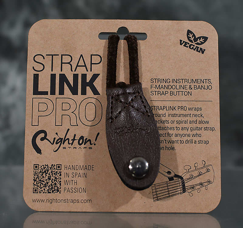 RightOn! Strap Link Pro Vegan Brown w/ FREE Same Day Shipping | Reverb