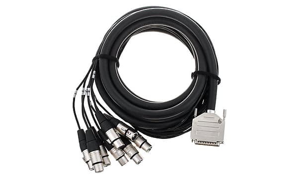 Cordial Cables 8-Channel D-Sub 25-XLR(female) Snake 5 meter - | Reverb