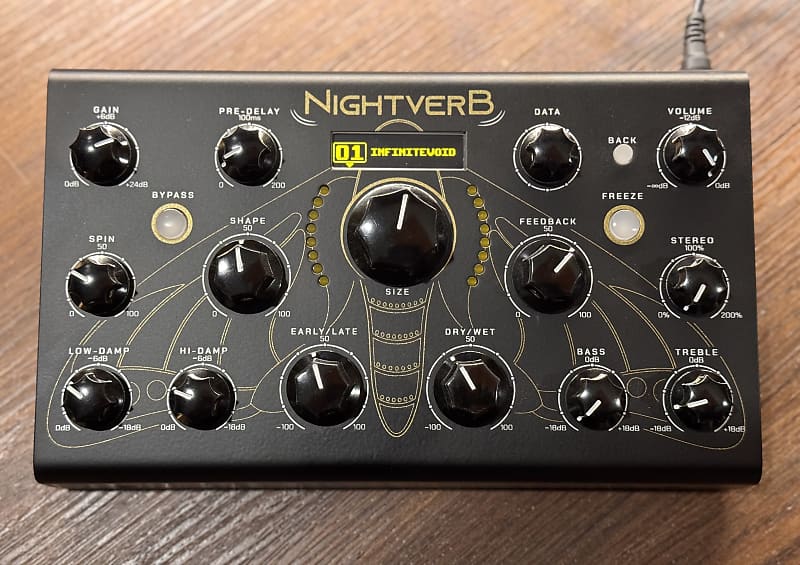 Erica Synths Nightverb - Black ** Free Ship ** | Reverb