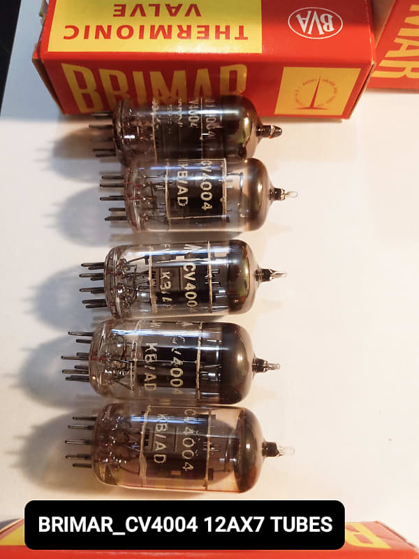 BRIMAR Cv4004. 12AX7 $65each | Reverb