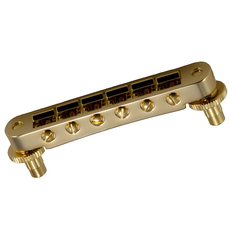 Grover Tune-O-Matic Style Guitar Bridge ~ Gold | Reverb