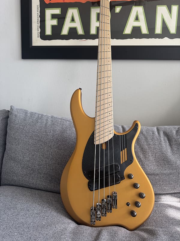 Dingwall NG2 5 string - Matte gold metallic | Reverb