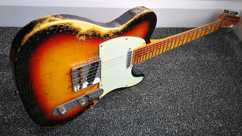 Vtt Relics Telecaster 50's - Sunburst Heavy relic | Reverb