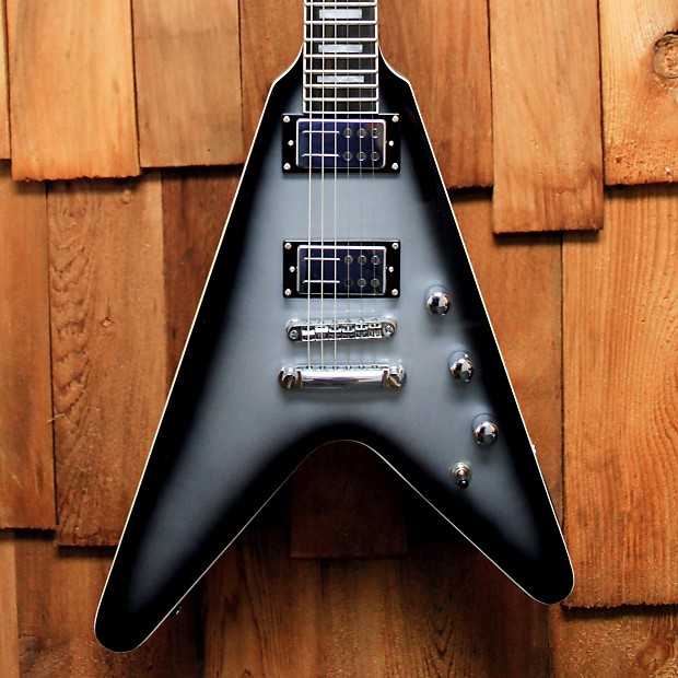 2016 Reverend Volcano V (Silverburst) w/ Reverend Hardshell | Reverb